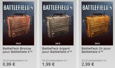 Battlefield 4 : les BattlePacks désormais accessibles à l'achat ...