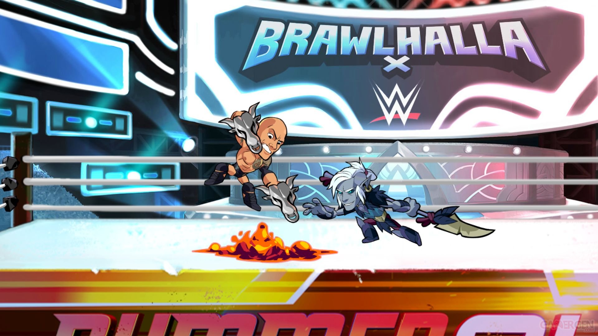 Brawlhalla : John Cena, The Rock et d'autres catcheurs s'invitent dans ...