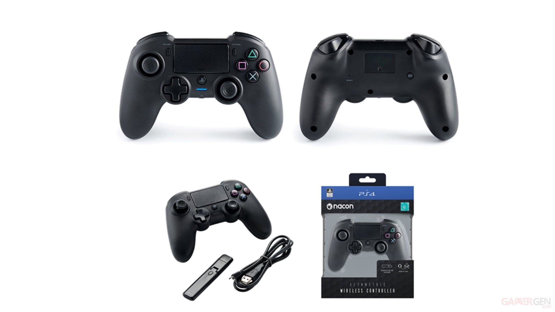 Nacon dévoile l'Asymmetric Wireless Controller pour PS4 et PC ...