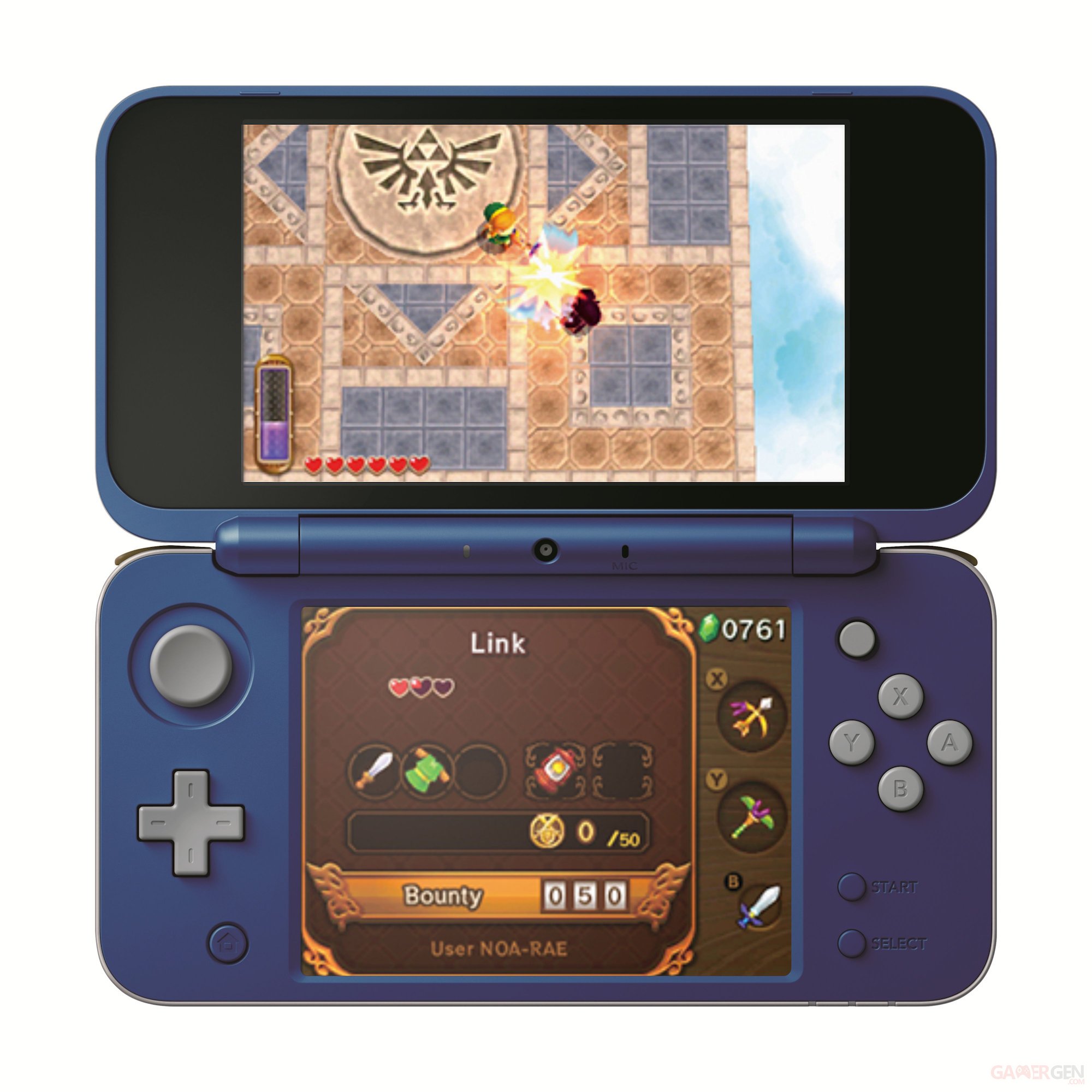 New 2DS XL : une sublime console collector The Legend of Zelda annoncée ...