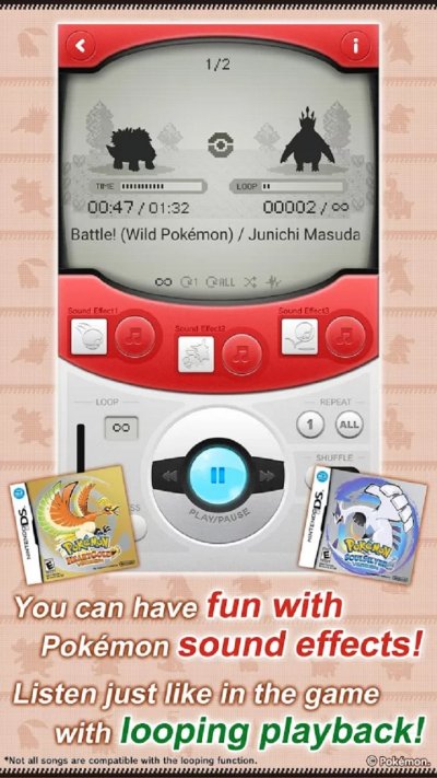 Pokémon Jukebox : une application gratuite pour acheter et écouter les ...
