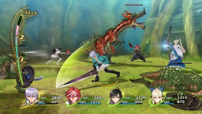 Shining Resonance : le héros mi-humain mi-dragon et les combats en ...