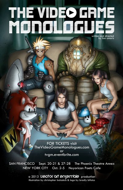 The Video Game Monologues : une pièce de théâtre dédié aux jeux vidéo ...