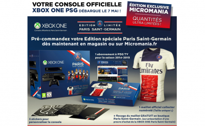 Xbox One : la console édition limitée PSG officialisée - GAMERGEN.COM